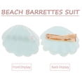 BESTYASH 6Pcs Sea Star and Seashell Hair Clips Assorted Colors ...
