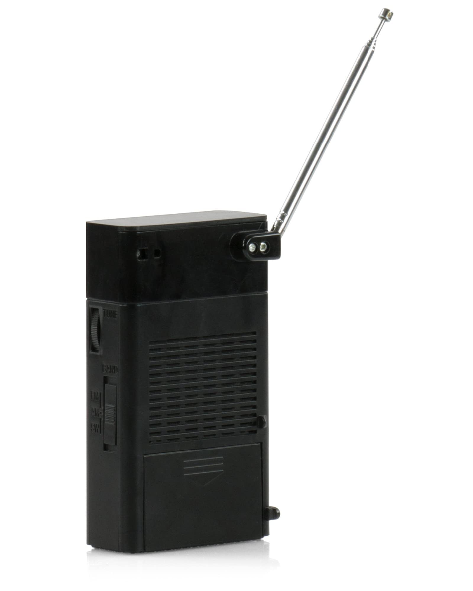 Radio portátil Audiobox AM/FM que funciona con pilas y largo alcance ...