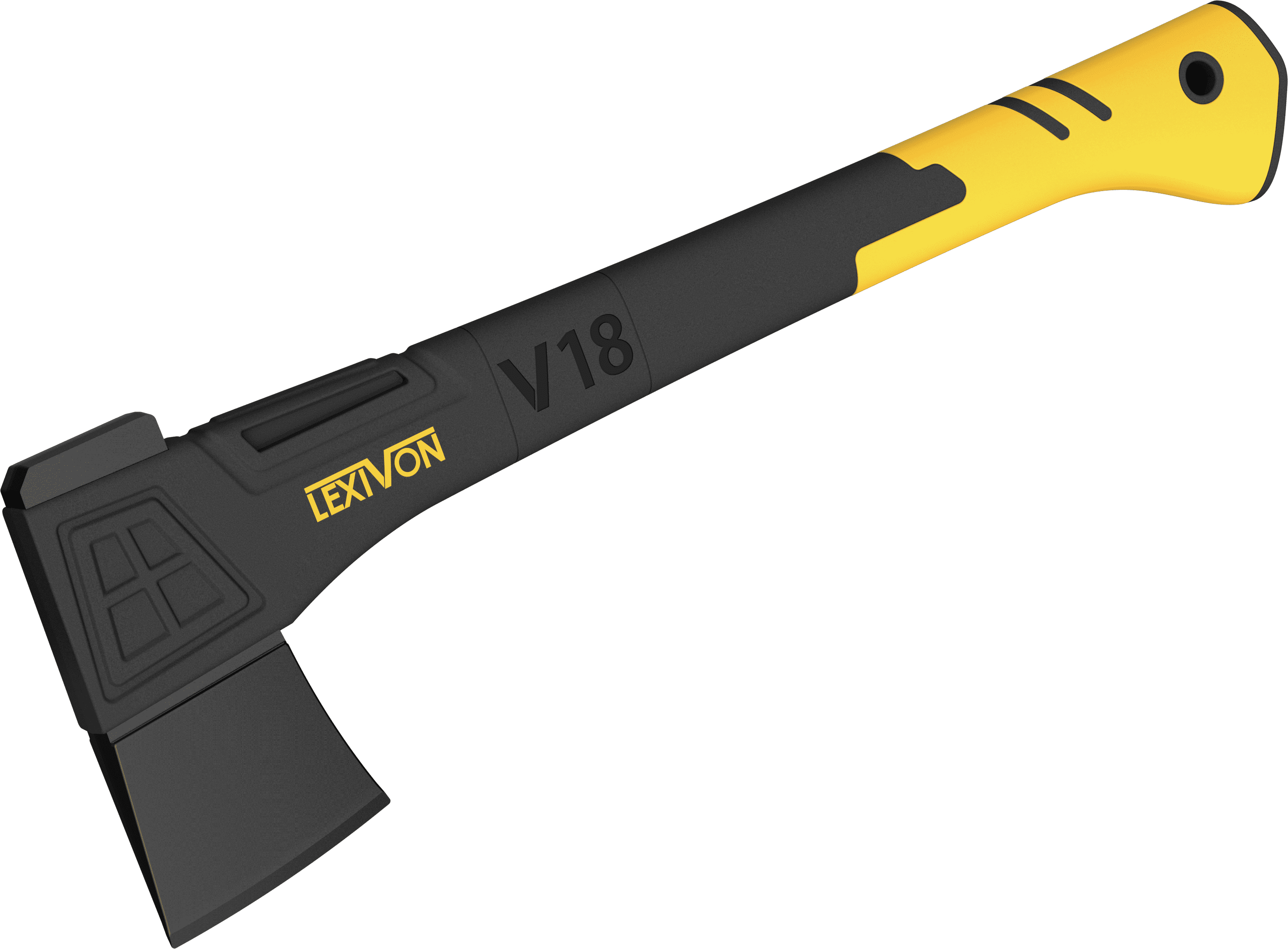 LEXIVON V18 Chopping Axe, 18-Inch Lightweight Fiber-glass Composite ...