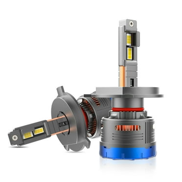 AUXITO 9004 HB1 LED Headlight Bulbs,12000LM 300% Brightness, 6500K Cool ...