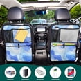 2Pack Car Back Seat Organizer Antique Nylon Fabric Thickened Waterproof ...