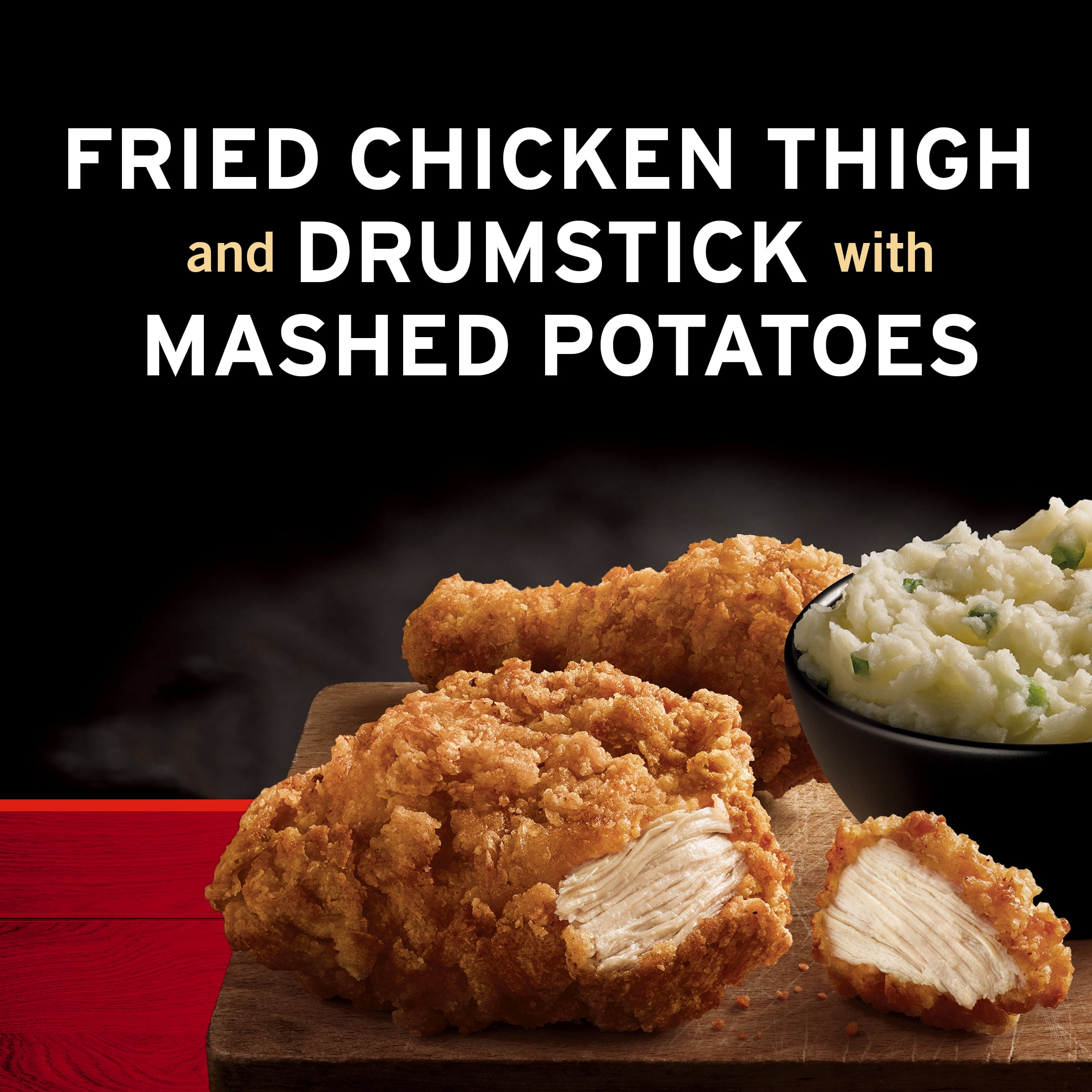 Buy Banquet Mega Meats Original Crispy Chicken Thigh with Homestyle ...