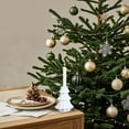 Christmas Tree Glass Candlestick - Holds 2.83 Inch Pillar or ...