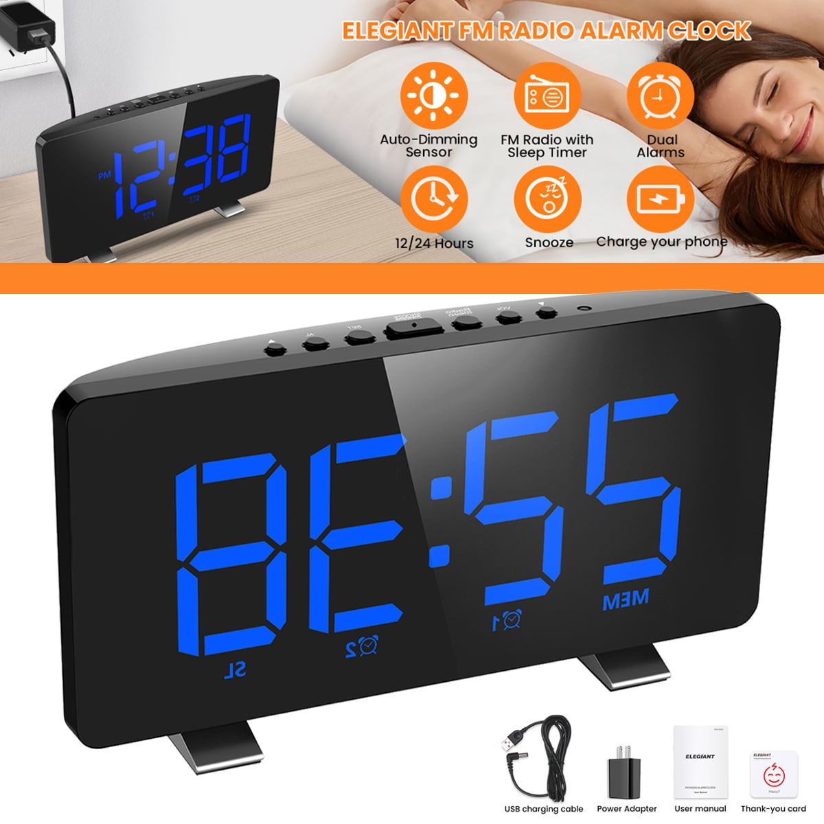E Digital Clock
