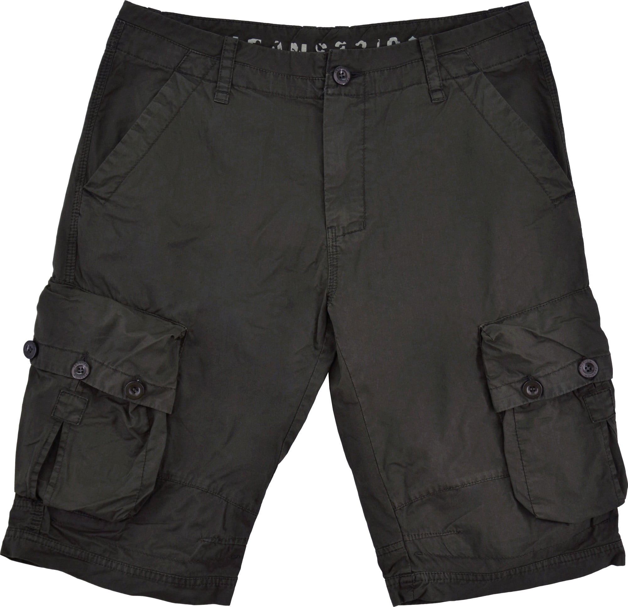 Mens Military Style Black Cargo Shorts 616s Size 36 Walmart