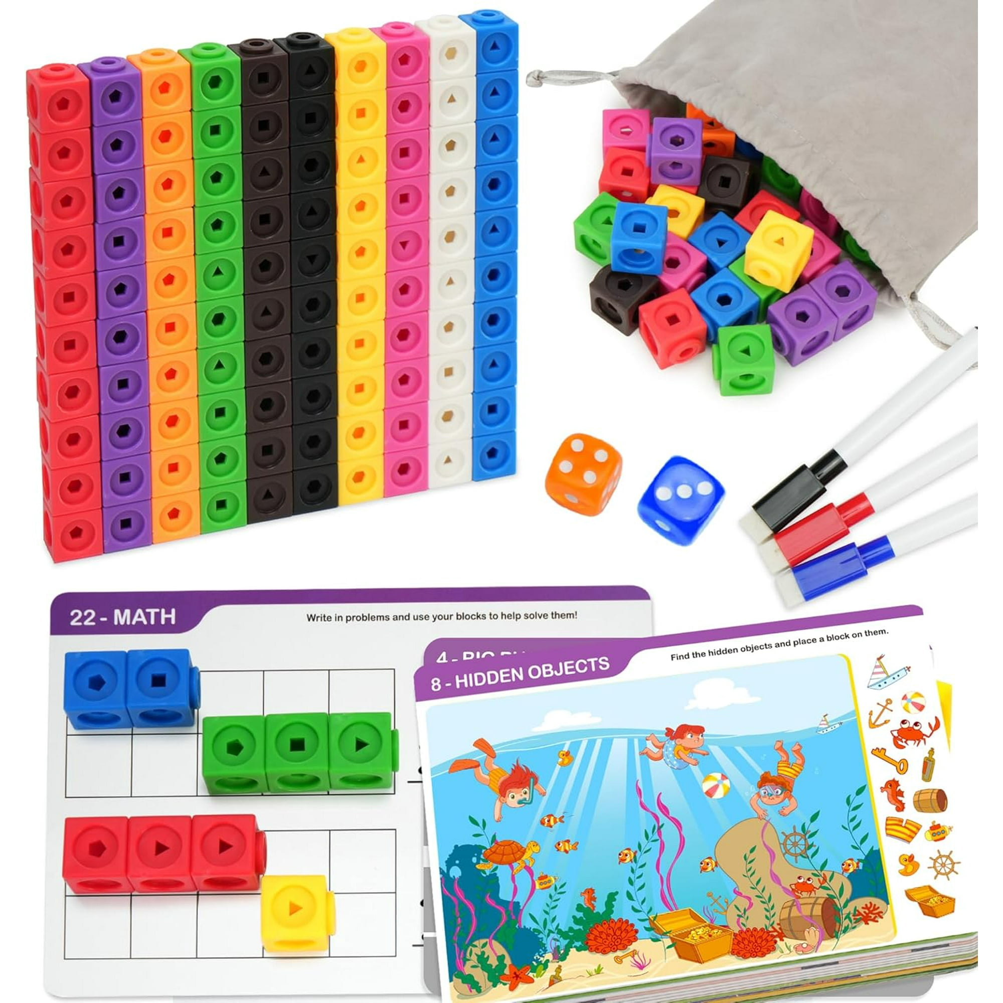 Click here for Ld Seller Math Manipulatives Blocks  100pcs Number... prices