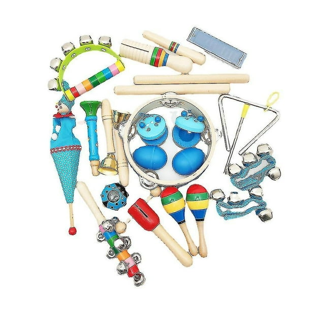 22 Piece Blue Pink Set Children's Enlightenment Early Education Musical ...