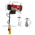 Miumaeov 1763Lbs Electric Hoist Winch Lifting Crane Winch Garage ...