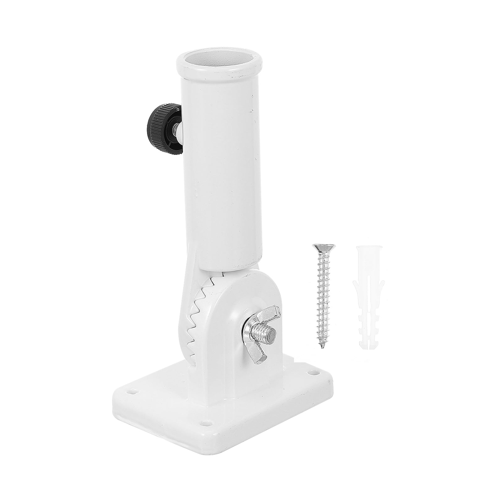 Flag Pole Bracket Flagpole Holder Mounting Mount Adjustable Stand ...