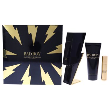 Bad Boy by Carolina Herrera for Men - 2 Pc Gift Set 3.4oz EDT Spray, 3 ...