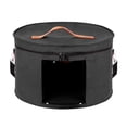 3 Pcs Large Round Foldable Hat Box 18.9" D x 16.5" H, Stackable Hat ...
