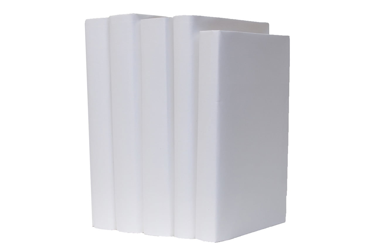 Pen & Willow White Paper-Wrapped Decorative Books - Real, eco-friendly ...