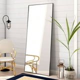 NeuType 16" x 59" Black Floor Mirror - Walmart.com