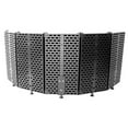 Adjustable 5 Panel Microphone Isolation Shield Mic Sound Absorbing Foam ...