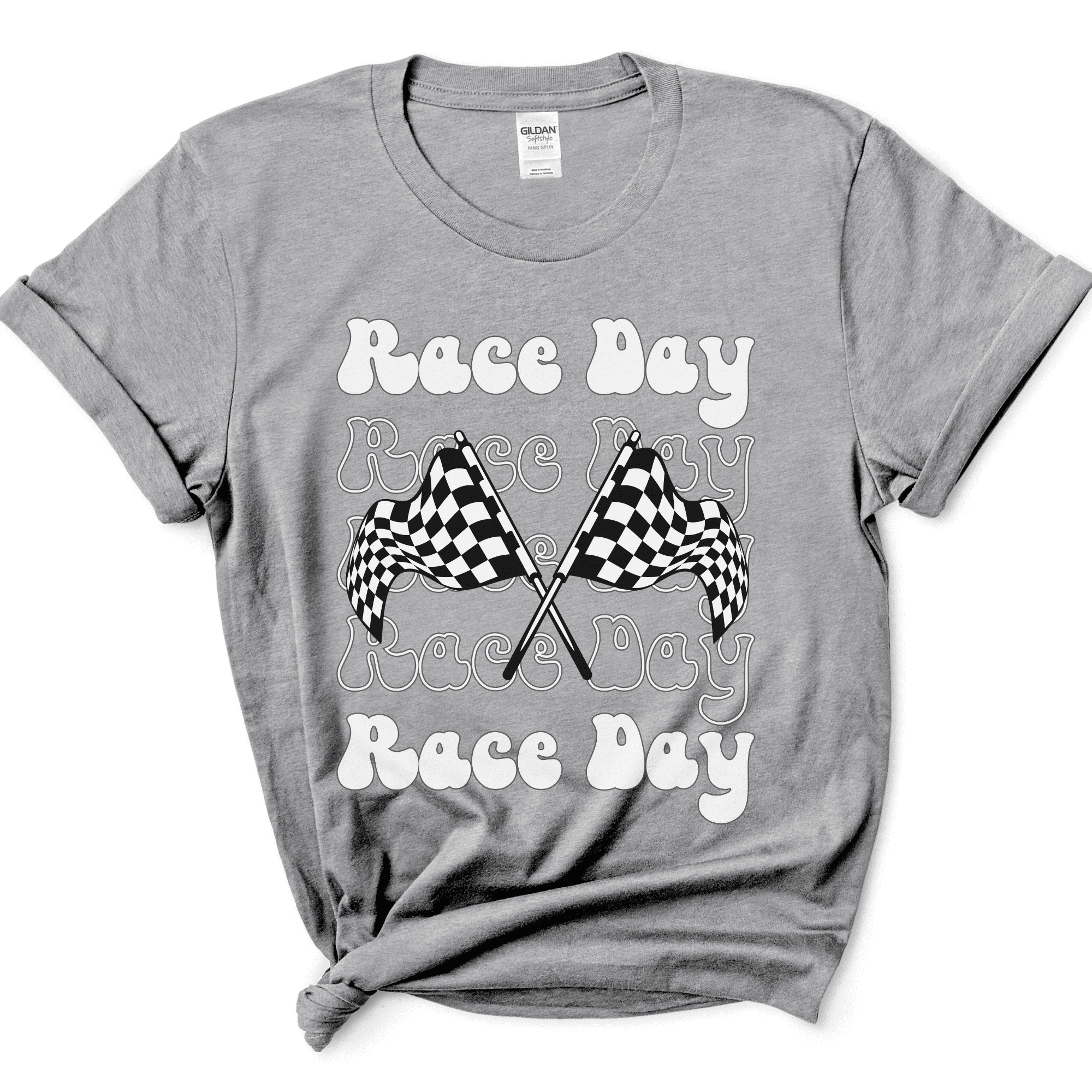 Race Day Shirt, Dirt Track Racing, Checkered Flag Drag Racing Men or ...