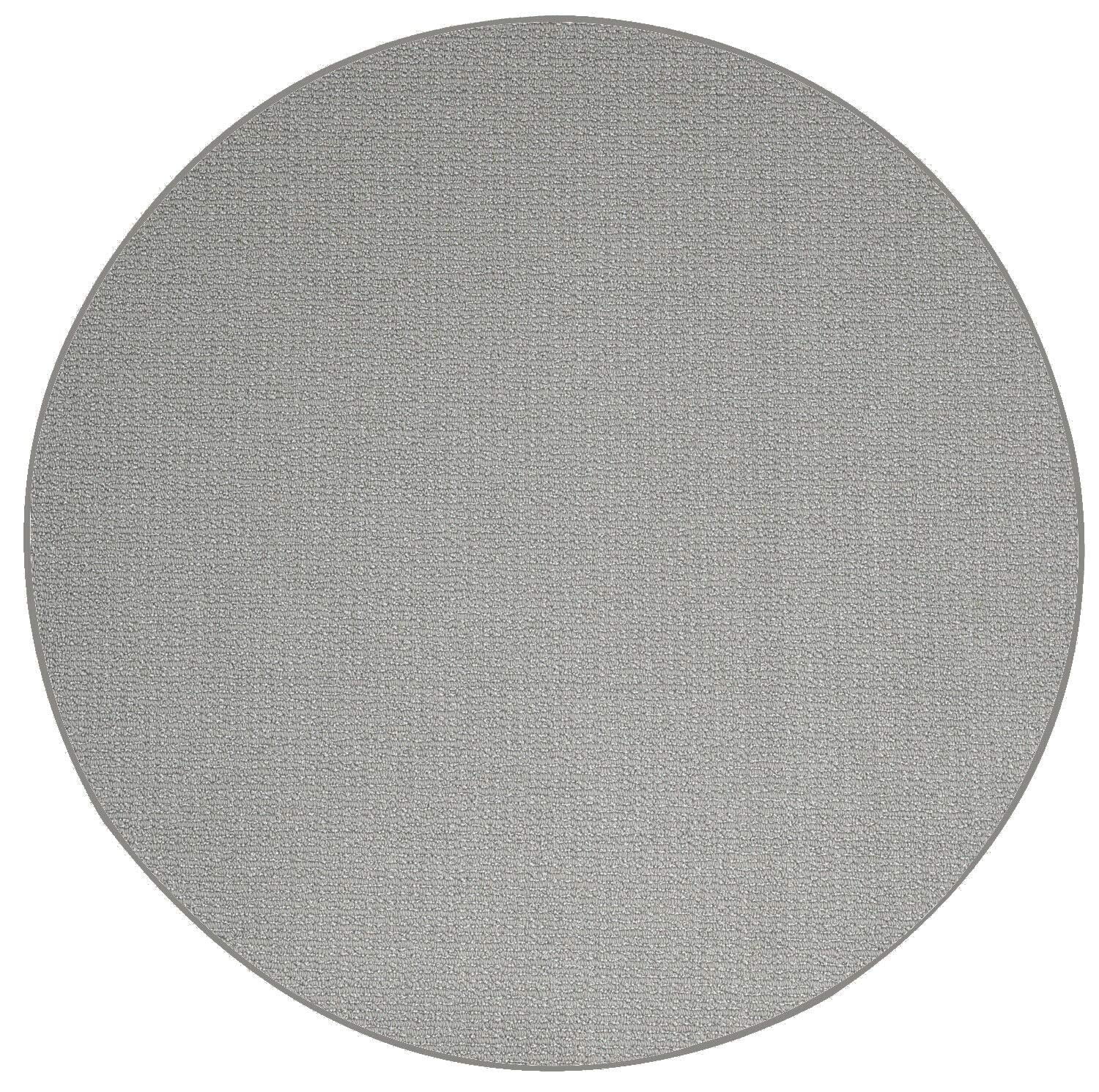 Furnish My Place Iconic Rug - 3 ft. Round, Grey, Custom Floor Rug for ...