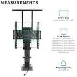 Free Shipping! \VIVO Compact Motorized TV Lift Stand Vertical | Remote ...