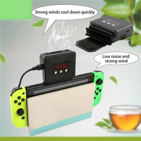 Cooling Fan Game Console External fan; game console Pumping Cooler LED ...