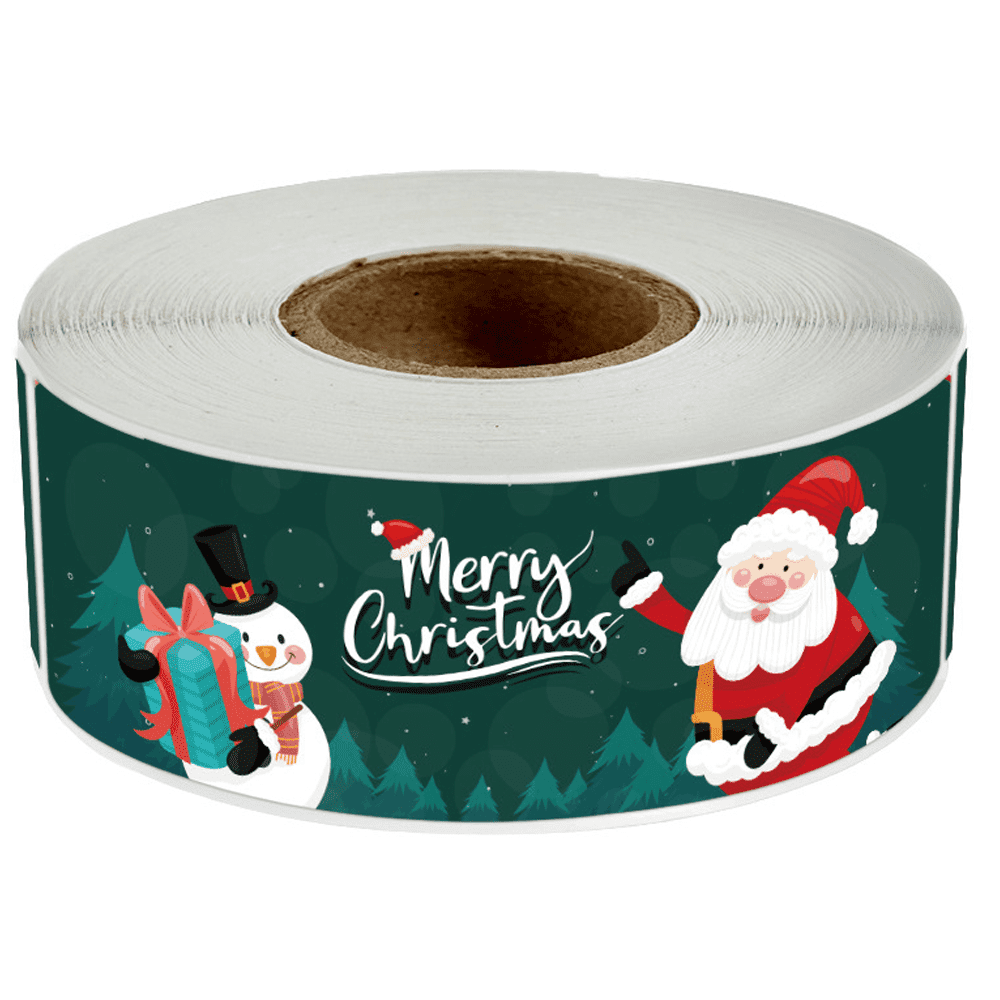 Christmas Gift Tags Stickers Christmas Tag Stickers Self Adhesive Paper ...