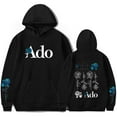 ADO Merch Wish Blue Rose World Tour Hooded Drawstring Pocket Sweatshirt ...