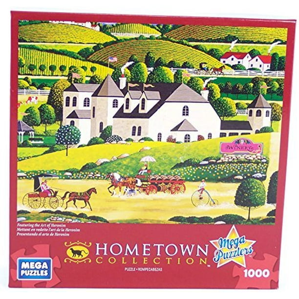 Hometown Collection Winery 1000 Piece Jigsaw Puzzle By Heronim by Mega ...