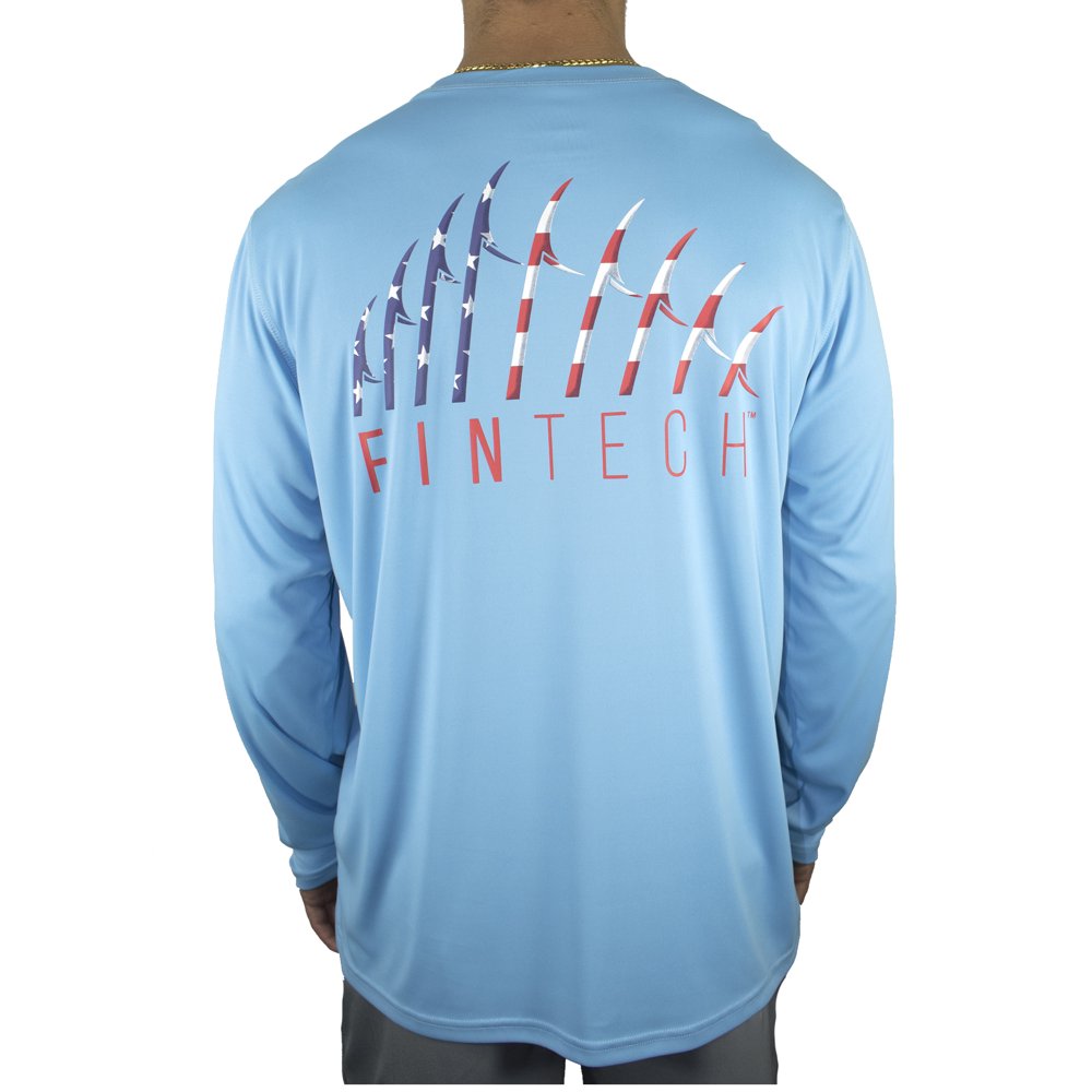 FinTech - FinTech Men's LS UV "Freedom Fintech" - Walmart.com - Walmart.com