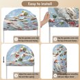 5FT Arch Backdrop Covers, Owl Christmas Wedding Arch Cover Stretchy ...