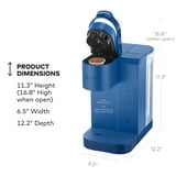 Keurig K-Express Essentials Pacific Blue Single-Serve K-Cup Pod Coffee ...