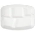 Hefty Everyday Soak-Proof Foam Compartment Tray, ZLK1 White, 9 x 11 ...