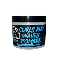 L3VEL3 Keratin-Enriched Hair Pomade, Strong Hold, High Shine, Non ...