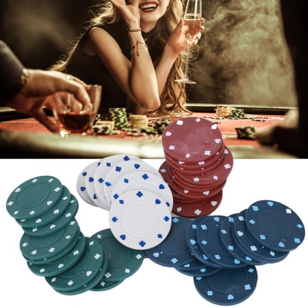 LHCER Poker Chips,Gamble Game,100PCS Poker Chips Cards with Portable ...