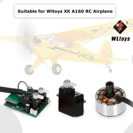 A160.0013 Wltoys XK A160 RC Airplane Receiver Board with 2 Servos ...