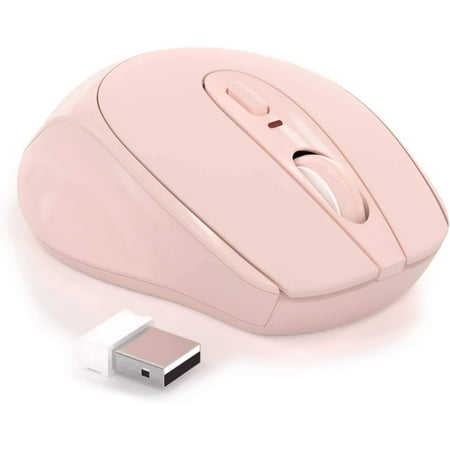 Wireless Mouse, 2.4G Noiseless Mouse,Ergonomic Wireless Optical Mouse ...