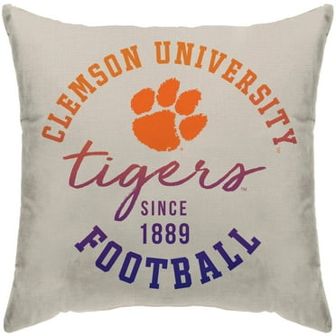 Clemson Tigers College Covers Indoor or Outdoor Decorative Pillow Pair ...