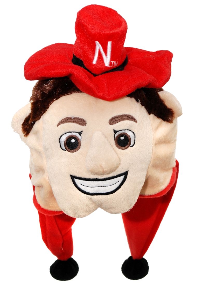 Forever Collectables NCAA Mascot Dangle Hat, University of Nebraska ...