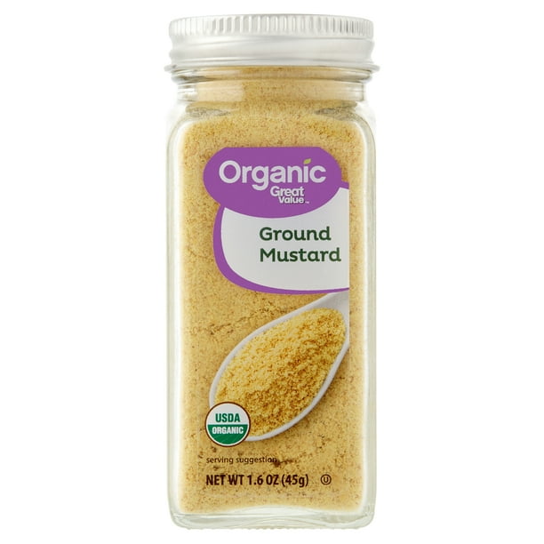 Great Value Organic Mustard Ground, 1.6 oz - Walmart.com