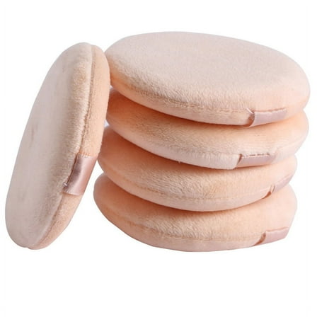 1Pc Body Cosmetic Powder Puff Kit Sponge Box Case Container(Yellow ...