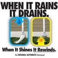 Rain Drain Flexible Downspout Extension, Roof Gutter Splash Water ...