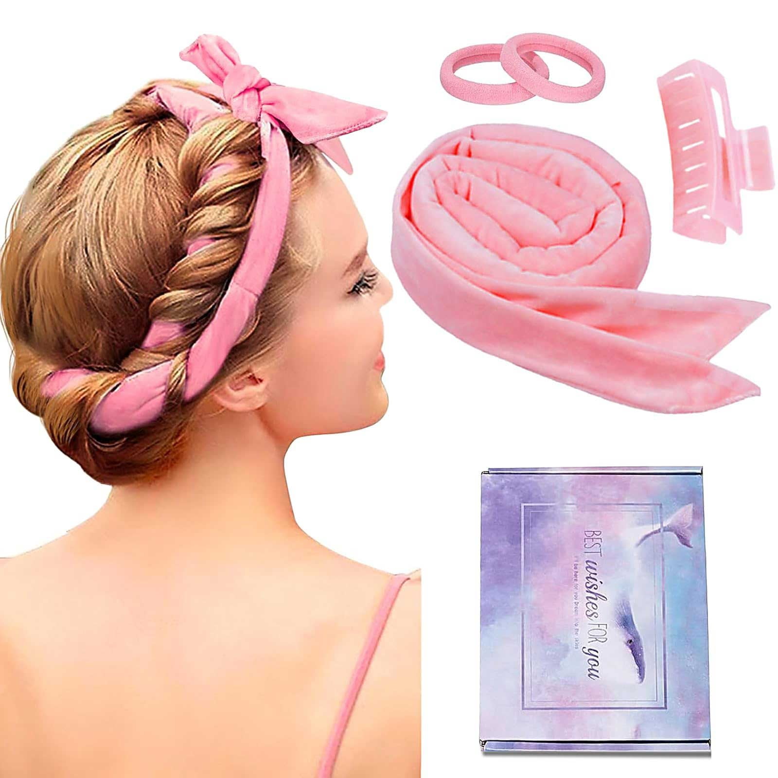 Click here for Vivavault Heatless Curling Rod Headband For Effort... prices