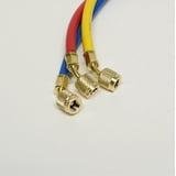 Yellow Jacket 49965 Titan 4-Valve Test & Charging Manifold, F/C, R/B ...
