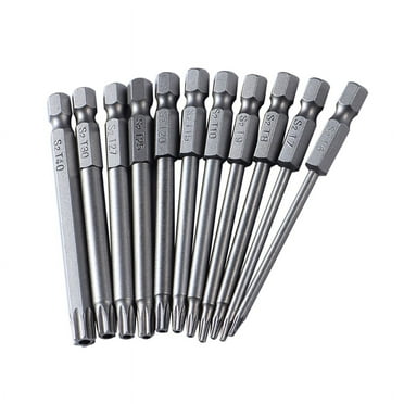 10pcs CR-V Torx Bits Set T3 T4 T5 T6 T7 T8 T9 T10 T15 T20 Mobile Repair Bit - Walmart.com