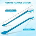 Boshel Dog Toothbrush Set - Dual Headed Long Handled + Finger ...