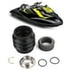 4-Tec Carbon Ring Seal Drive Line Rebuild Kit & Boot for Sea Doo RXP ...