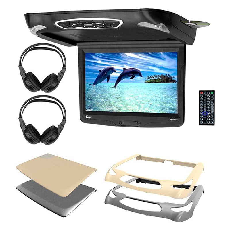 Tview T141DVFD Car Flip Down DVD Monitor - Walmart.com - Walmart.com