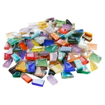 Rectangle Mosaic Tiles Stained Glass Pieces Supplies for Kids Crafts ...