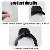 CheAAlet Wall-Mounted Headphone Storage Hook, Space-Saving Earphone ...