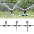 2Pcs Lawns Sprinklers for Yard with Metal Stake 360 Degree Adjustable ...