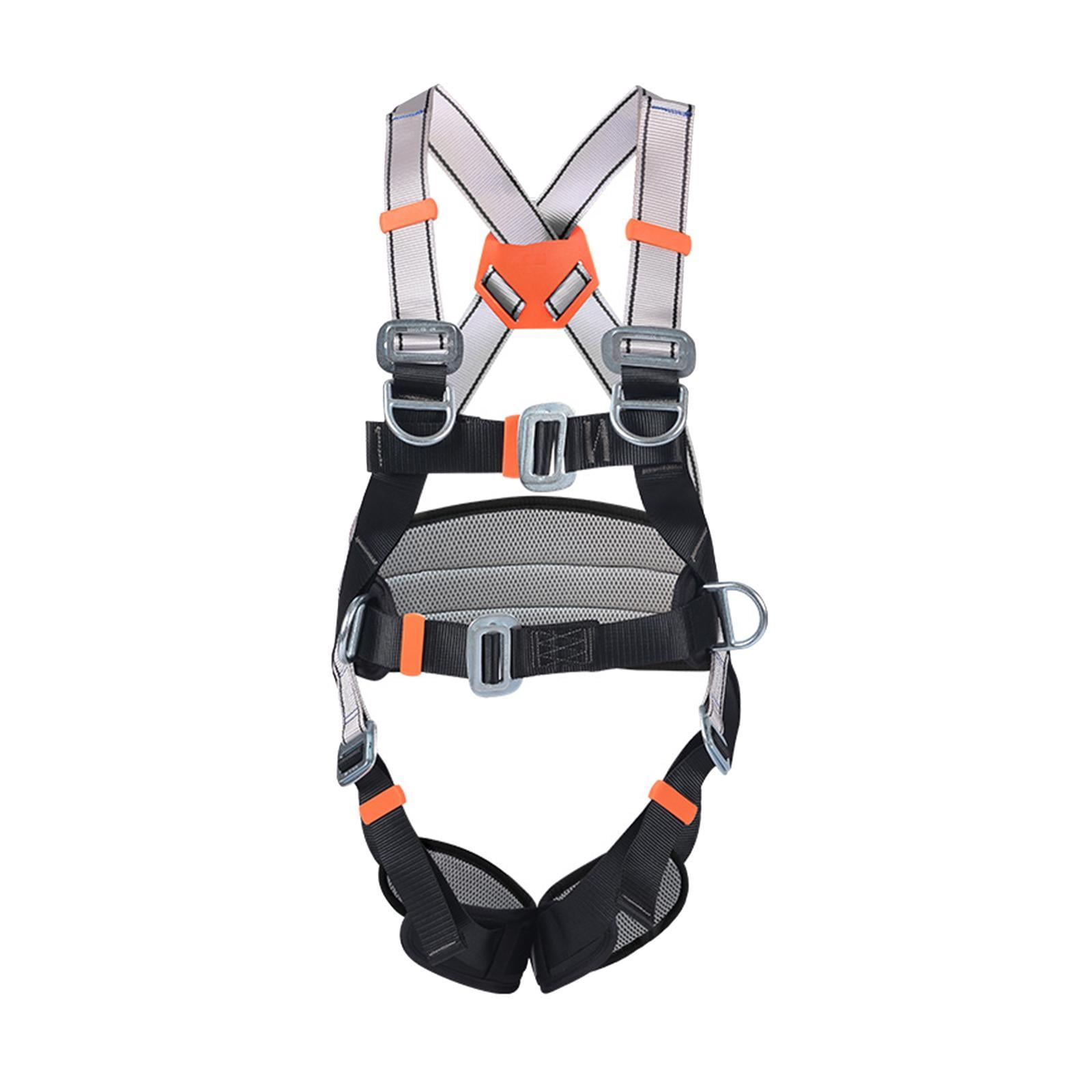 Outdoor Climbing Harness, Full Body Safety Harness Belt for Outdoor ...