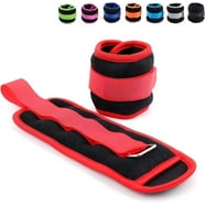 Gymenist Pair Of Ankle Weights Can Be Adjusted Up To 5.0 Lb. Each Set of 2 x Weight Wraps (Total ...