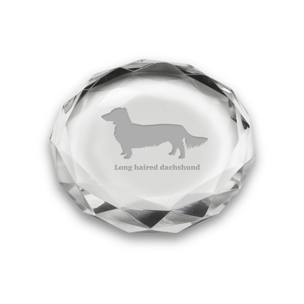 Long Haired Dachshund Deep Etched Paperweight - Walmart.com
